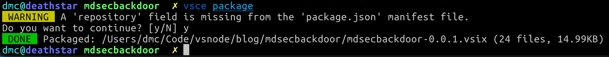 Macos Post Exploitation Shenanigans With Vscode Extensions Mdsec 0555