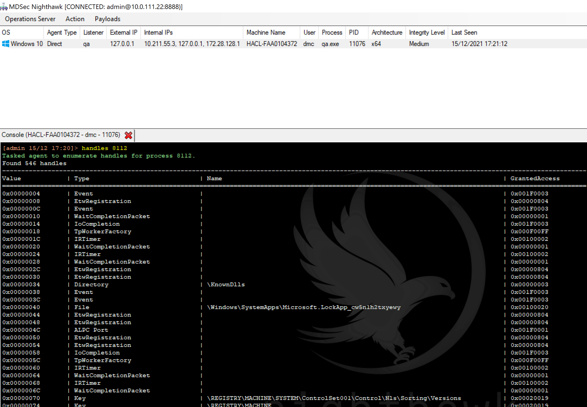 Nighthawk 0.1 - New Beginnings - MDSec