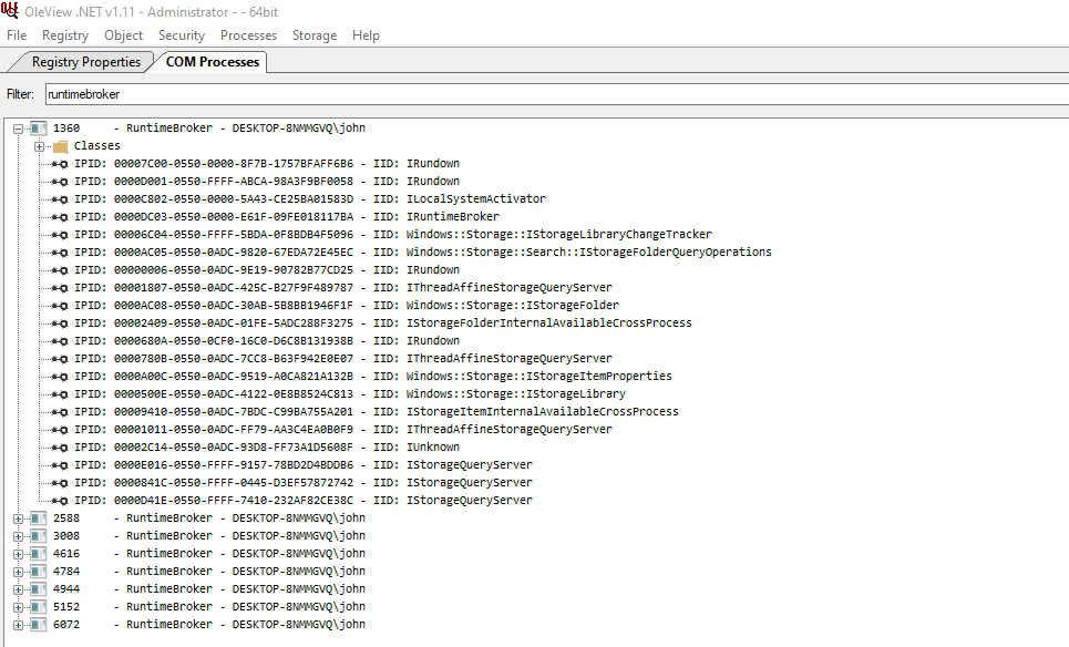 Process Injection via Component Object Model (COM) IRundown::DoCallback ...
